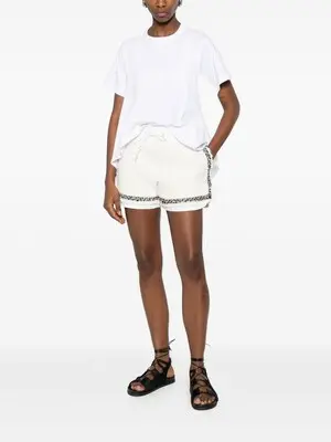 Sacai Tweed Shorts - White