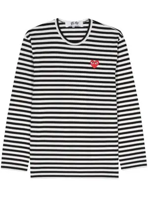 Play Comme Des Garcon Long Sleeve T-shirts For Men