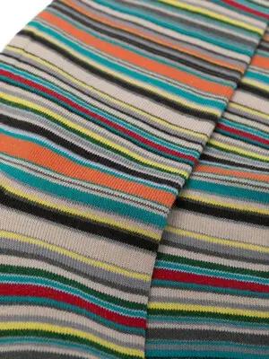 Paul Smith Signature Stripe Crew Socks - Grey