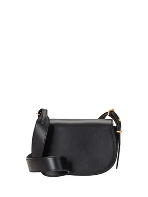 Polo Ralph Lauren Leather Shoulder Bag - Black