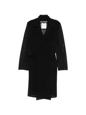 Junya Watanabe Midi Coat With Mesh Panels
