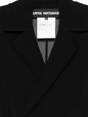 Junya Watanabe Midi Coat With Mesh Panels