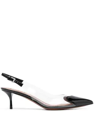 Alaïa Le Coeur Patent Leather Pumps - Black