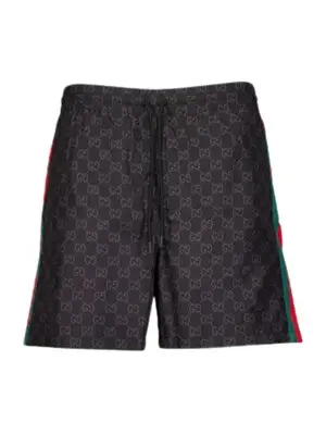 Gucci Gg Print Swim Shorts