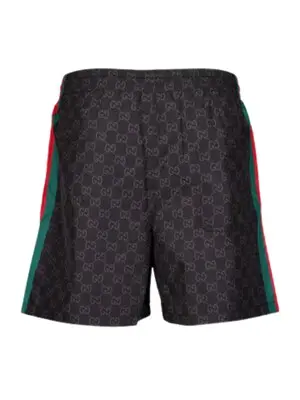 Gucci Gg Print Swim Shorts