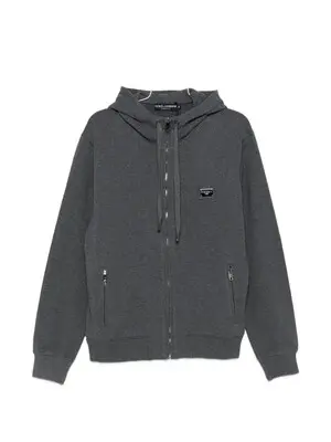 Dolce & Gabbana Full Zip Logo Sweatshirt