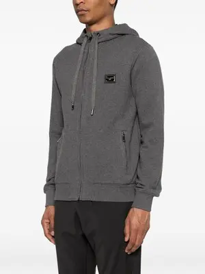 Dolce & Gabbana Full Zip Logo Sweatshirt