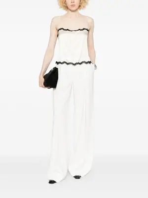 Ermanno Scervino Wide-leg Pleated Trousers