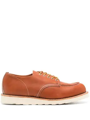 Red Wing Moc Leather Brogues - Brown