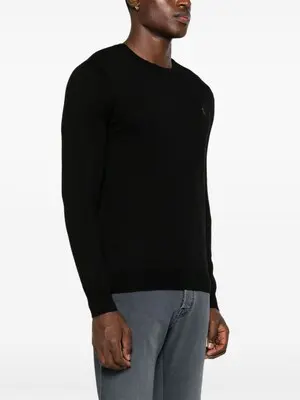 Polo Ralph Lauren Long-sleeved Wool Knit Jumper - Black