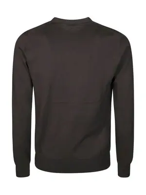 PAOLO PECORA Crew Neck Sweater - Brown