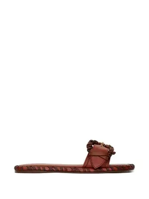 Zimmermann Alchemy Leather Sandals - Brown