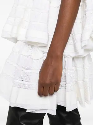 Alaïa Ruffled Wool Skirt