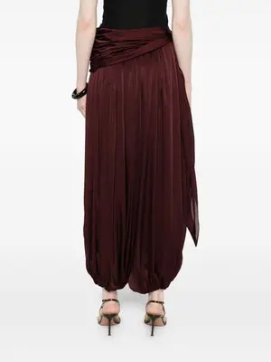 Zimmermann Luna Silk Trousers - Red