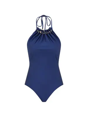 Zimmermann Aster One Piece Swimsuit - Blue