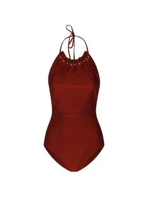 Zimmermann Aster One Piece Swimsuit - Red