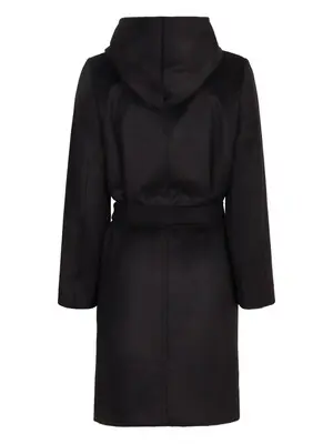 Max Mara Wool Midi Coat With Hood