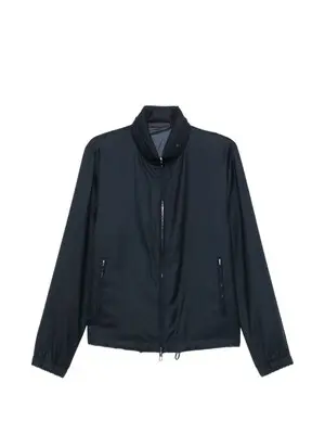 Giorgio Armani Cashmere And Silk Blend Blouson Jacket