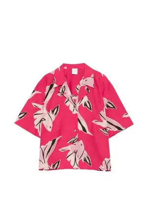 Paul Smith Printed Cotton Shirt - Red