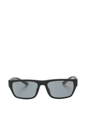 Emporio Armani Rectangle Sunglasses - Black