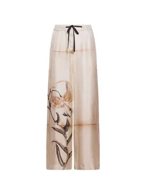 PIERRE-LOUIS MASCIA Printed Silk Trousers