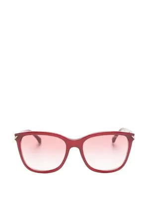 Emporio Armani Bordeaux Square Frame Sunglasses - Red