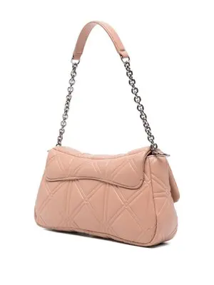 Emporio Armani Quilted Leather Shoulder Bag - Beige