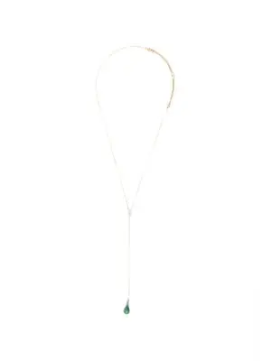 TOTEME Jade Drop Necklace - Green