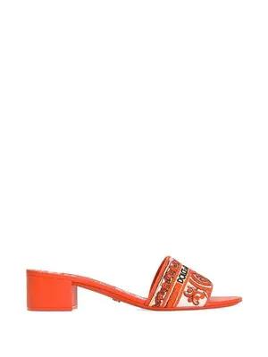 Dolce & Gabbana Maiolica Print Mules