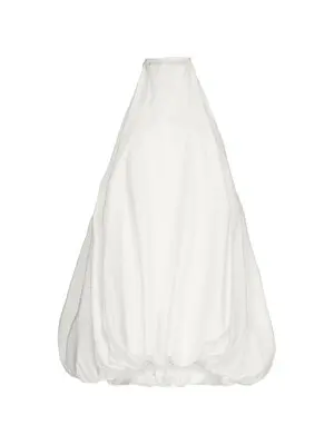 Alaïa Cotton Balloon Dress - White
