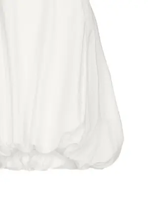 Alaïa Cotton Balloon Dress - White