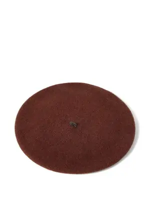 Brunello Cucinelli Wool Basque Hat - Red