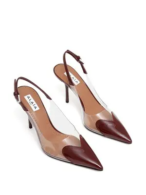 Alaïa Le Coeur Slingback Pumps - Red
