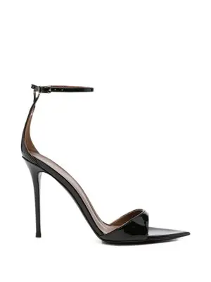 GIUSEPPE ZANOTTI Intriigo Leather Stiletto Sandals - Black