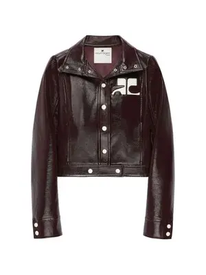 COURREGES Vinyl Jacket - Red