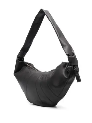 LEMAIRE Croissant Large Leather Shoulder Bag - Brown
