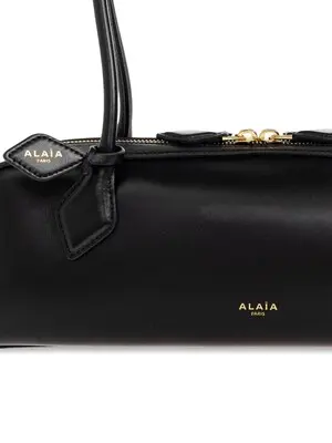 Alaïa Le Teckel Medium Leather Shoulder Bag - Black
