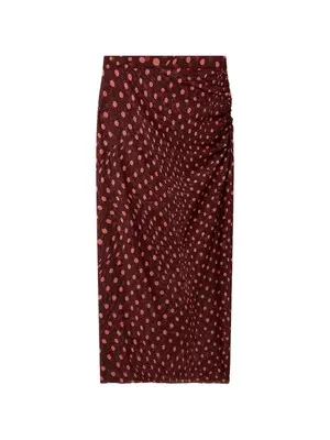Stella McCartney Polka Dot Maxi Skirt - Red