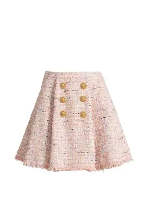 Balmain Tweed Mini Skirt