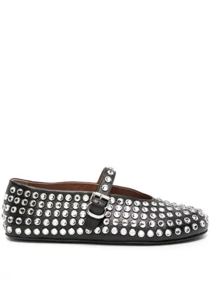 Alaia Round Toe Flats For Women