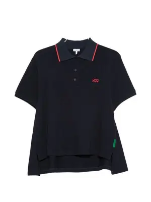 Loewe Anagram Cotton Polo Shirt