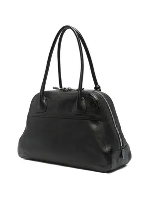 Miu Miu Leather Handbag With Embossed Logo