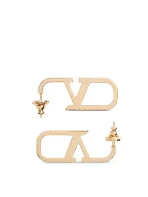 Valentino Garavani Logo Earrings