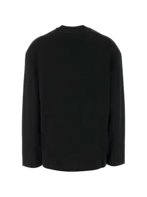 JIL SANDER Logo Cotton T-shirt - Black