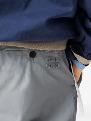 Miu Miu Cotton Trousers
