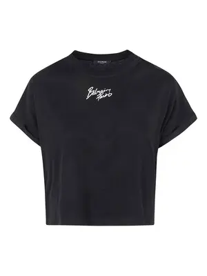 Balmain Cropped T-shirts For Women