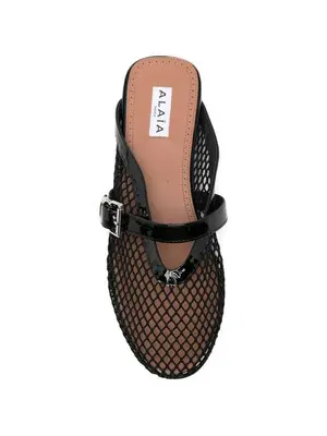 Alaïa Fishnet Mules