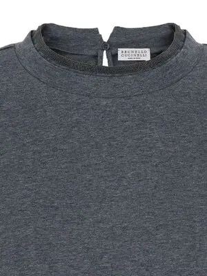 Brunello Cucinelli Mélange Effect Crew Neck T-shirt