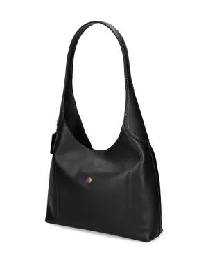 COACH Brooklyn 28 Leather Hobo Bag - Black