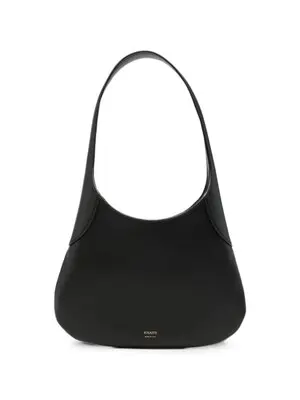 Khaite Joan Small Leather Hobo Bag - Black